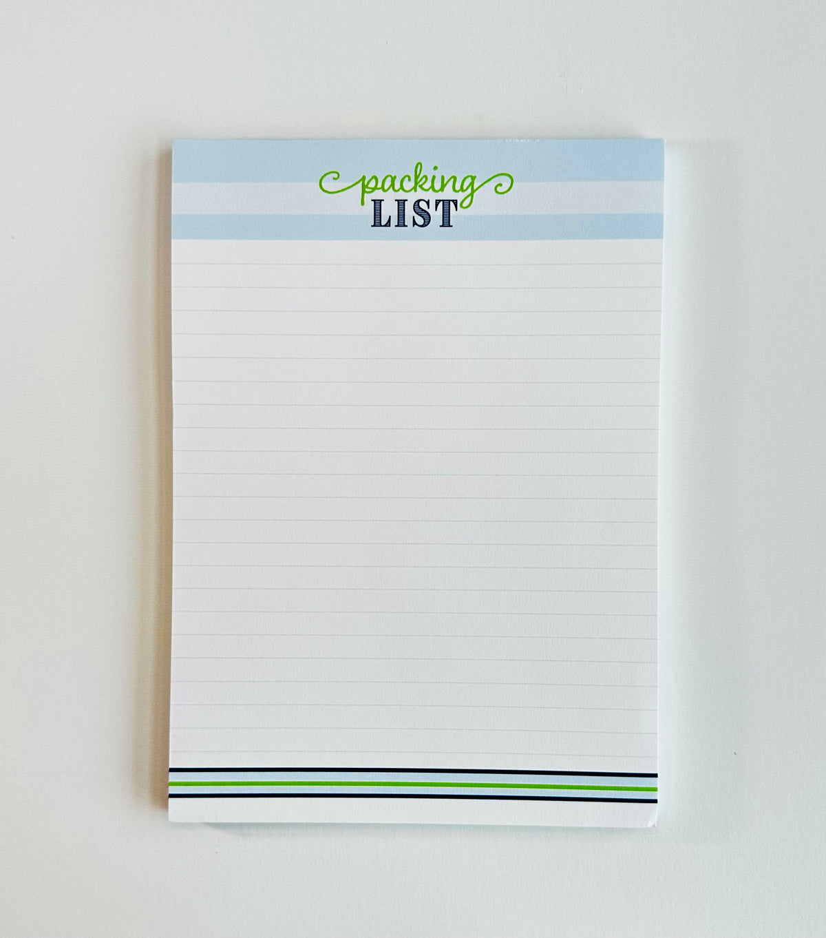 Notepad - Packing List– Finn + Wiley